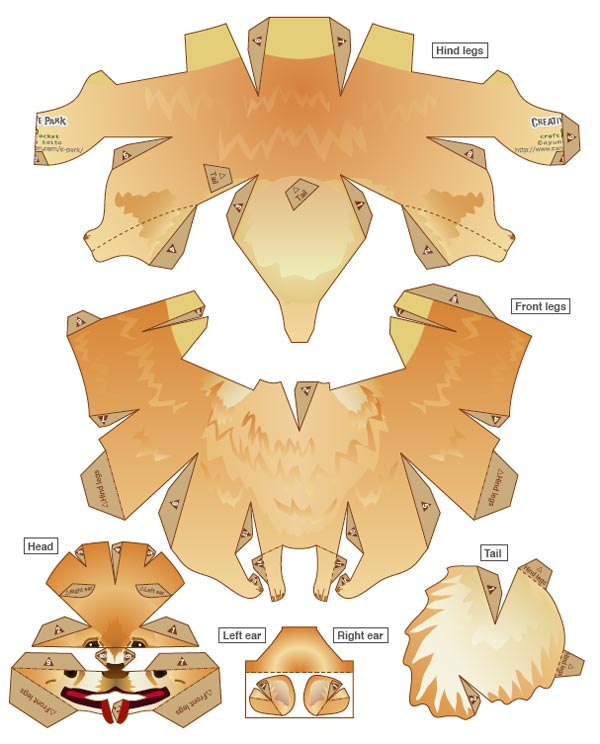 Papercraft animales Imagui