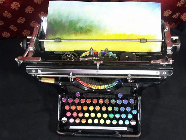 Fantastic Chromatic Typewriter » Design You Trust — Design Daily Since 2007
