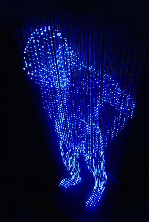 figure | Light art, Light sculpture, Sculptures