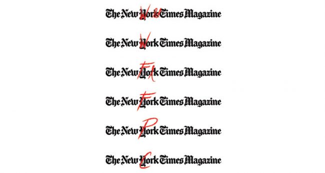 The New York Times Magazine’s Logo Reimagined » Design You Trust ...