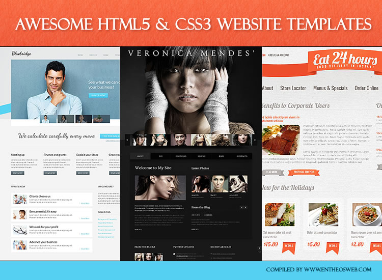 Awesome HTML5 & CSS3 Website Templates » Design You Trust — Design ...