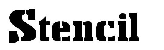 12.free stencil fonts » Design You Trust — Design Daily Since 2007