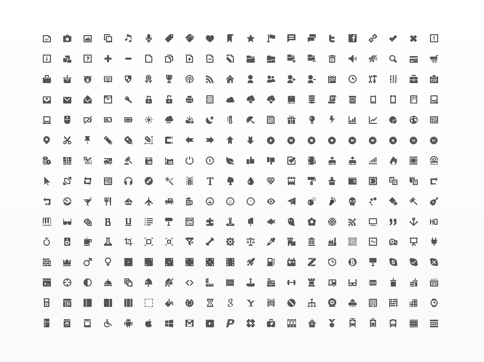 mini-vector-icons » Design You Trust — Design Daily Since 2007