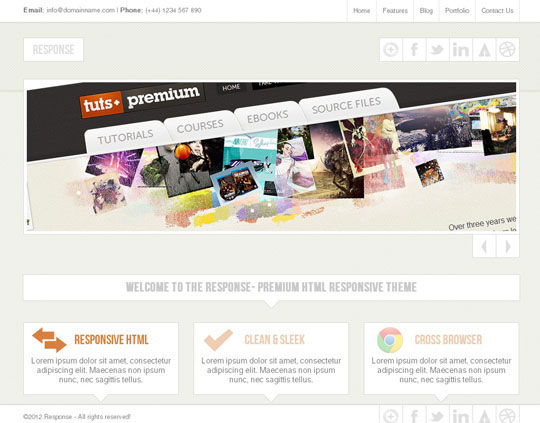 8.free html5 responsive website templates » Design You Trust — Design ...
