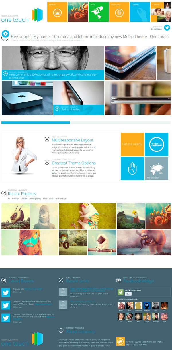 One-Touch-WordPress-Themes » Design You Trust — Design Daily Since 2007