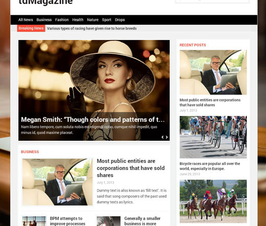 9.magazine style wordpress themes » Design You Trust — Design Daily ...