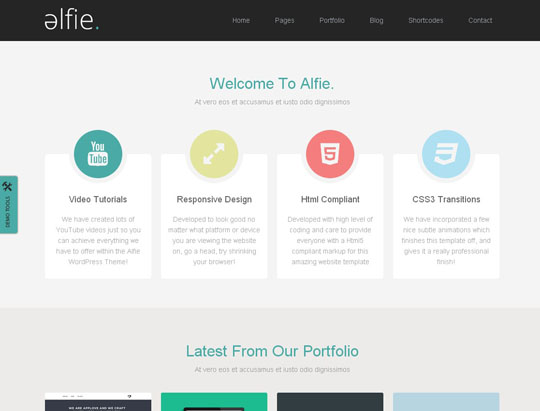 10.flat portfolio template » Design You Trust — Design Daily Since 2007