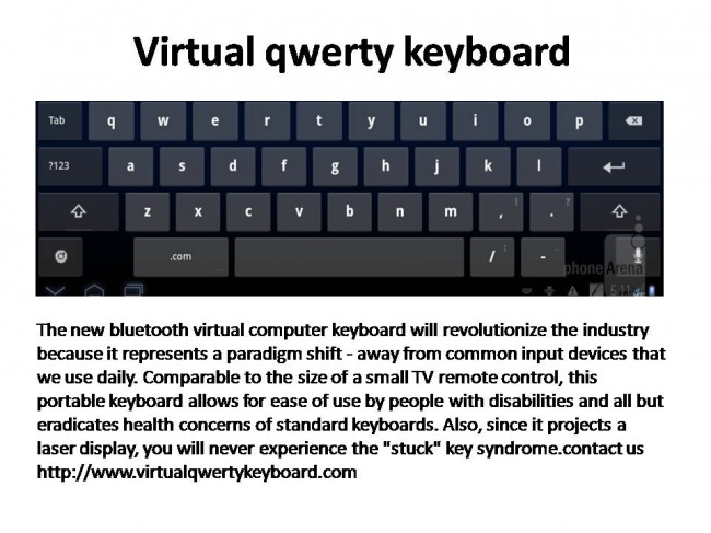 Virtual qwerty keyboard » Design You Trust — Design Daily Since 2007