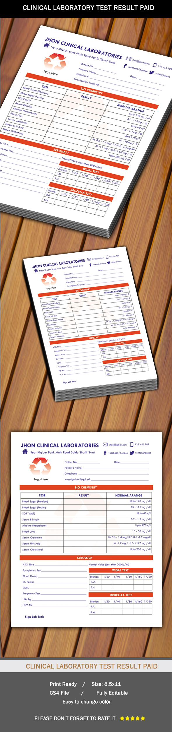 Clinical Laboratory Test Result Paid » Design You Trust — Design Daily ...