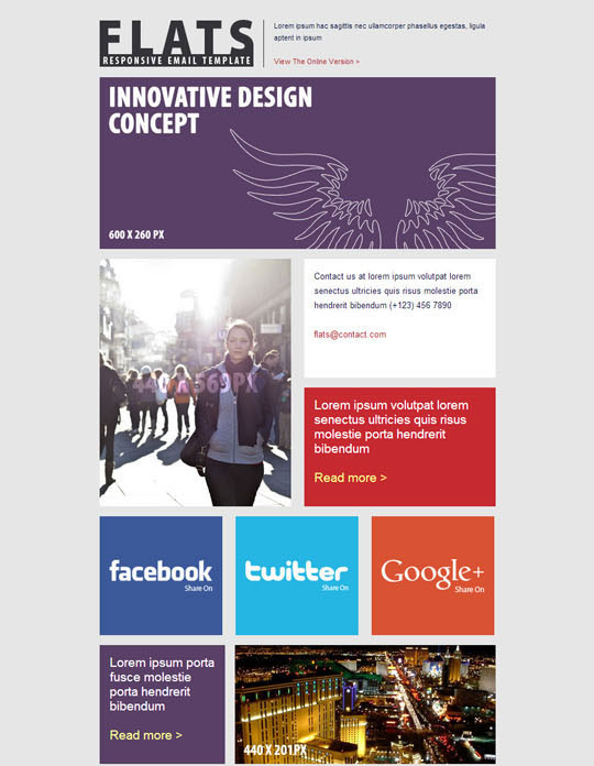 11.responsive email newsletter templates » Design You Trust — Design ...