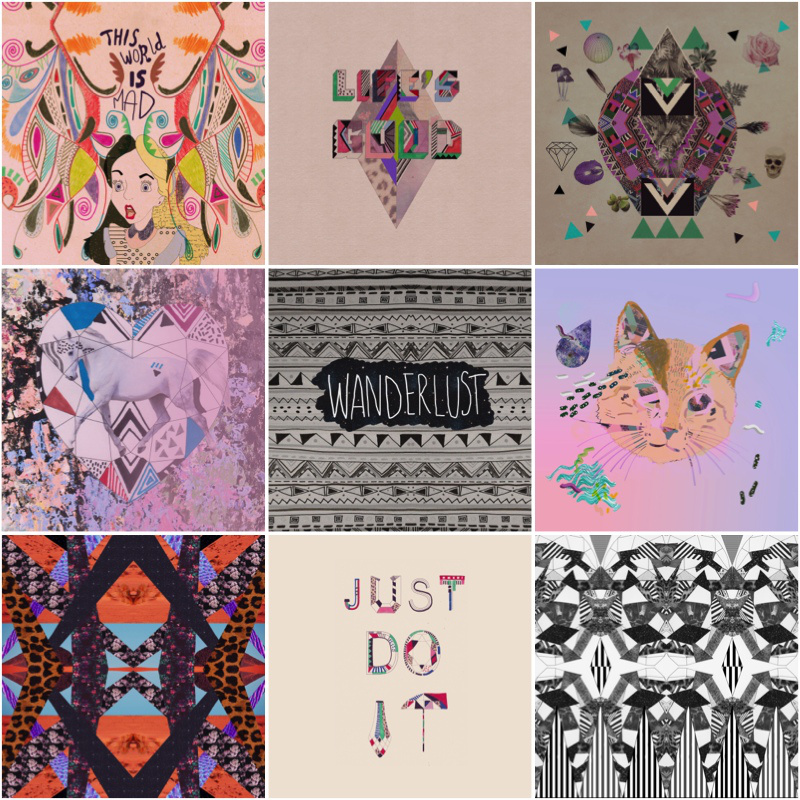vasare-nar-design-collage-mixed-media-art-alice-in-wonderland-hakuna ...