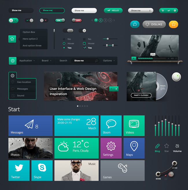dark-ui-02 » Design You Trust — Design Daily Since 2007