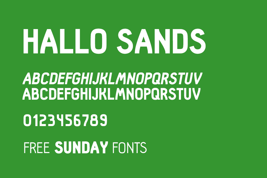 HALLO-SANDS-FONT » Design You Trust — Design Daily Since 2007