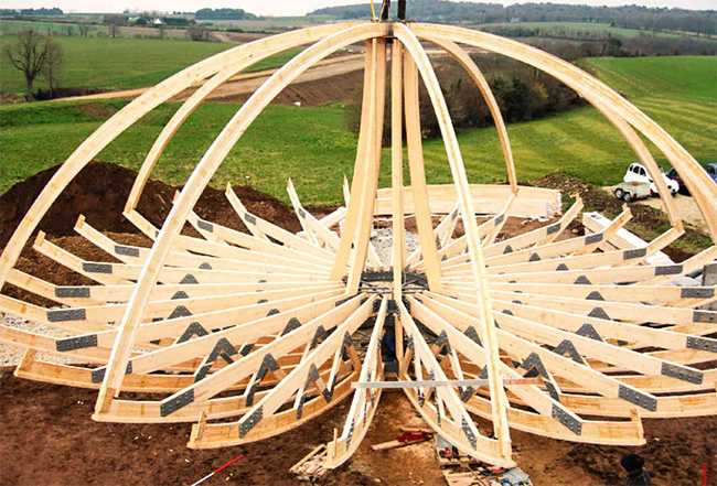 Wooden Dome Design by Patrick Marsilli » Design You Trust — Design ...