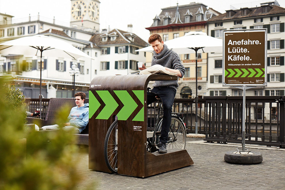 Bicycle Cafe in Zurich, Switzerland » Design You Trust — Design Daily ...