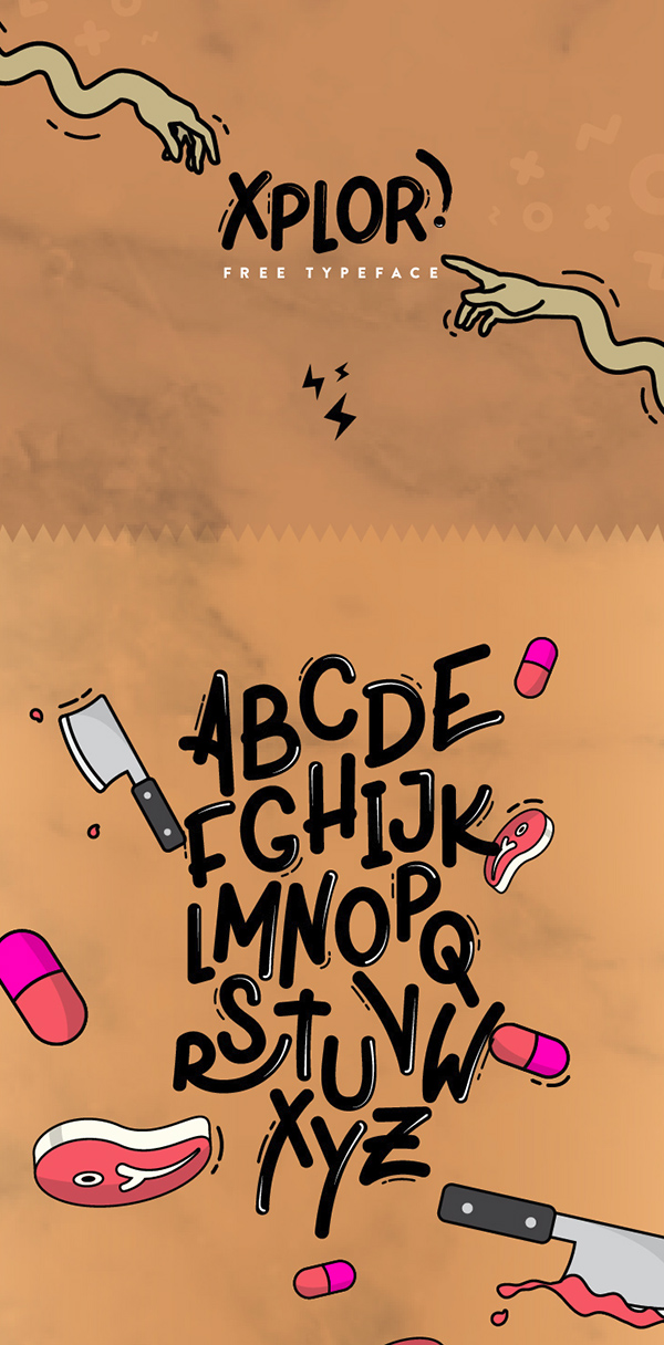 XPLOR-Free-Typeface » Design You Trust — Design Daily Since 2007