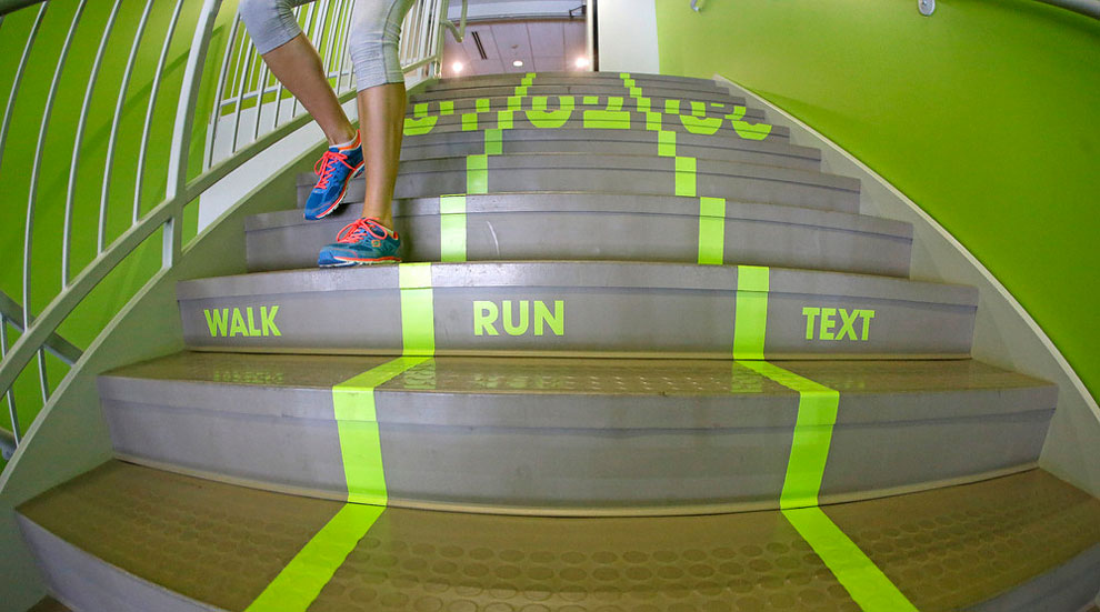 Smart Stairs Marking in Utah Valley University » Design You Trust ...