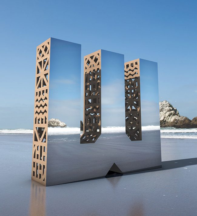 Design Agency Made Giant Mirror Letters In San Francisco To Show That ...