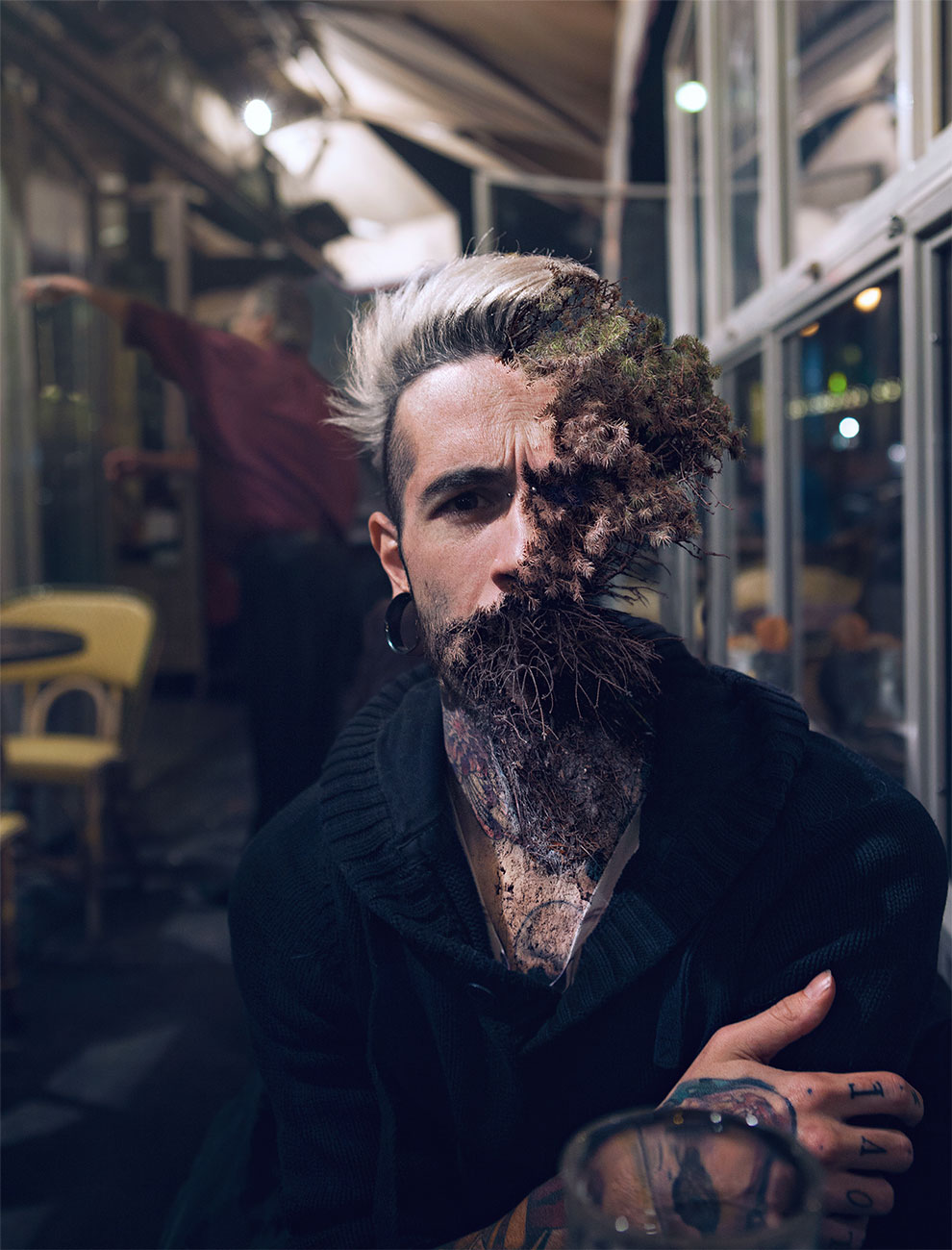 Treebeard: Portraits Of My Friends With Plants Growing From Their Heads ...