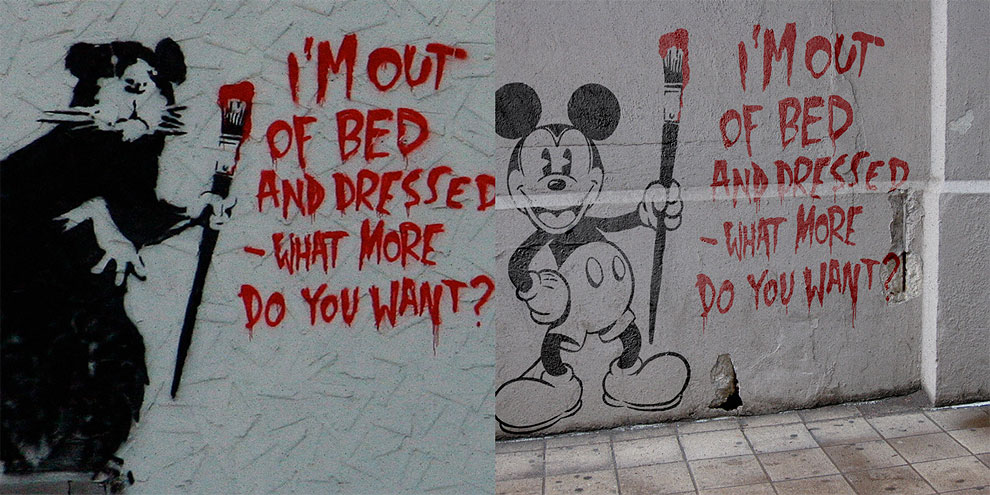 Very Creative Artist From Brazil Bullies Banksy With These Humorous ...