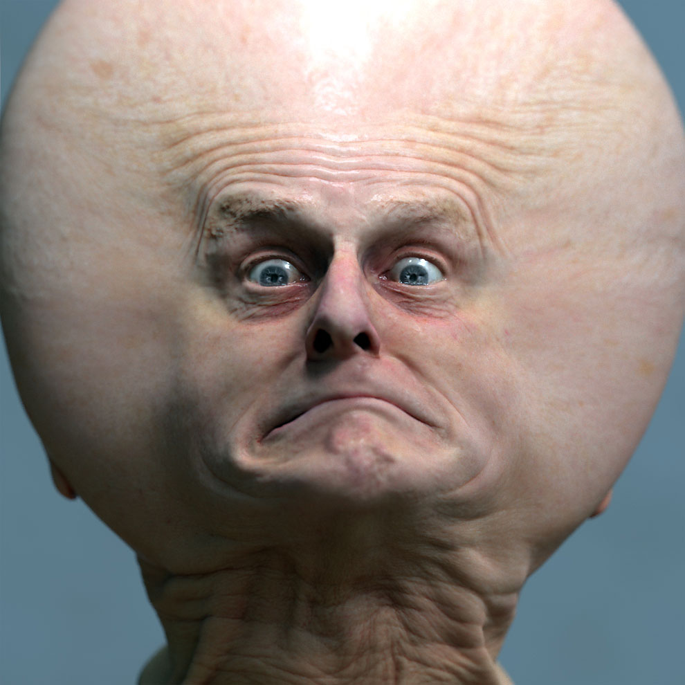 What Has Been Seen… An Artist Created Absolutely Odd Surreal Portraits Of Deformed Faces ...