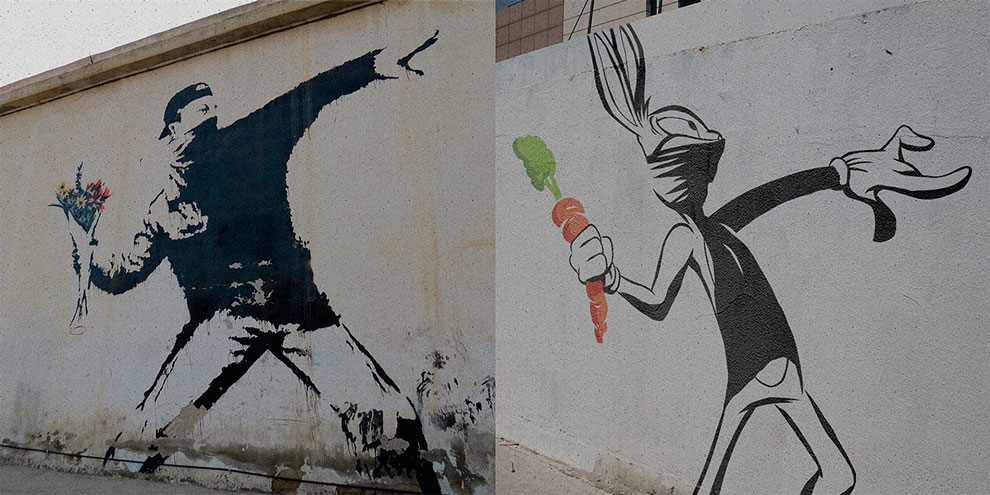 Very Creative Artist From Brazil Bullies Banksy With These Humorous ...