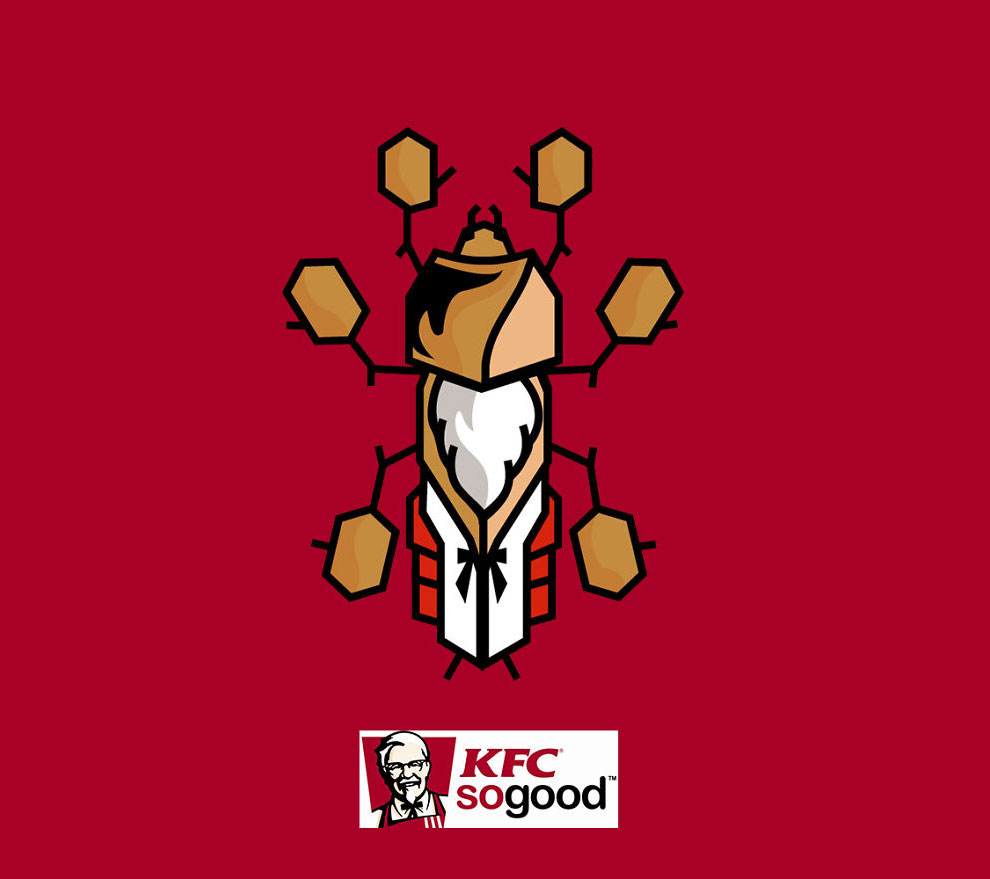 What Famous Brands Would Look Like If They Were Insects » Design You ...