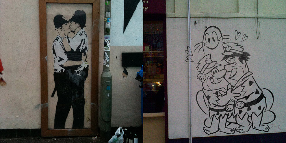 Very Creative Artist From Brazil Bullies Banksy With These Humorous ...
