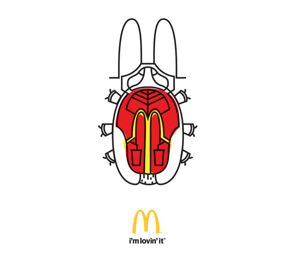 What Famous Brands Would Look Like If They Were Insects » Design You ...
