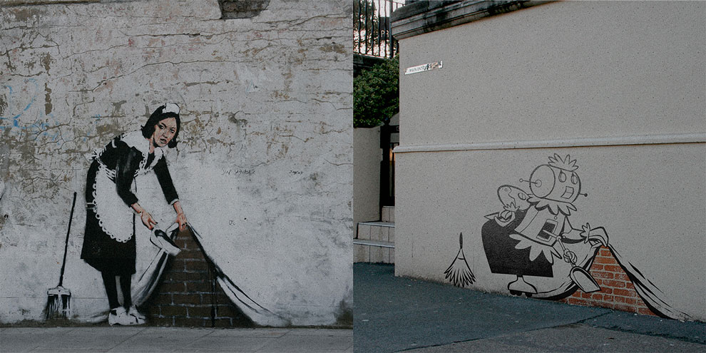 Very Creative Artist From Brazil Bullies Banksy With These Humorous ...