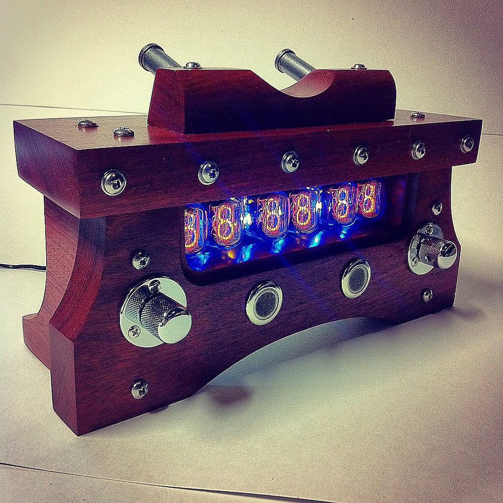 Fantastic Handmade Steampunk Nixie Tube Wall Clock » Design You Trust ...