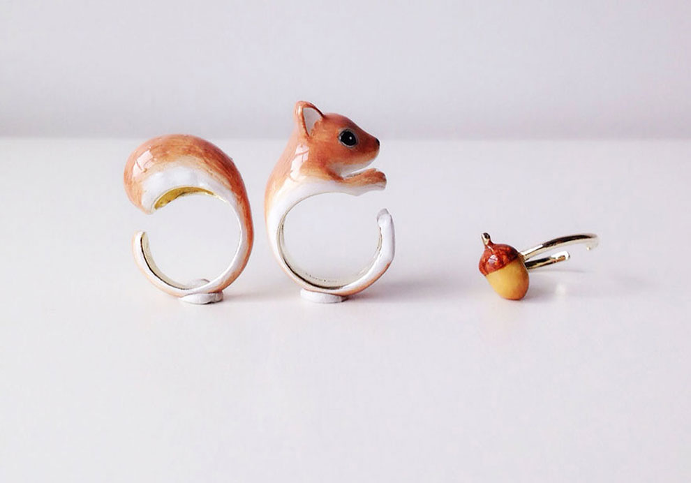 These Animal Rings Come Alive When 3 Pieces Are Put Together » Design ...