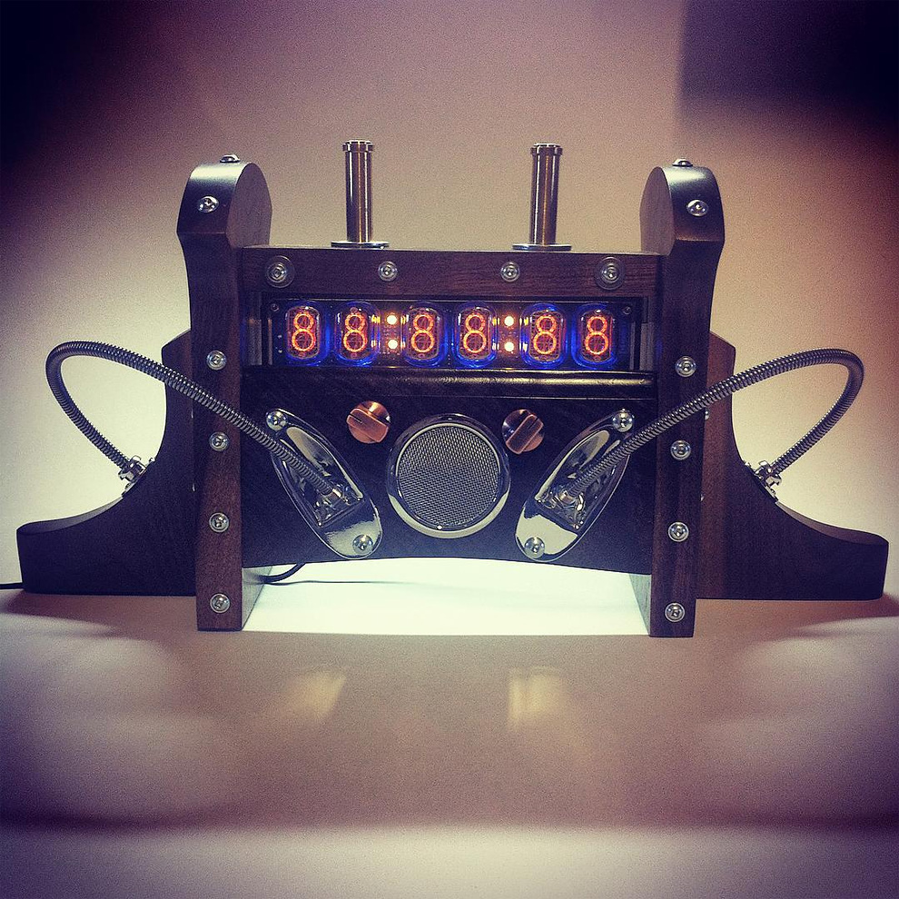 Fantastic Handmade Steampunk Nixie Tube Wall Clock » Design You Trust ...