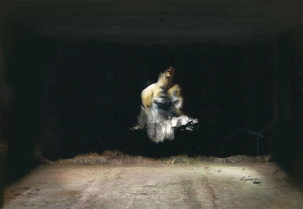Irish Artist Ted Pim Creates Classical Paintings In Abandoned Buildings ...