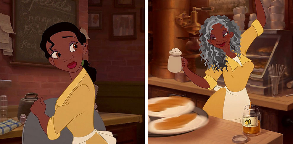 Disney Princesses In Their Old Age » Design You Trust — Design Daily ...