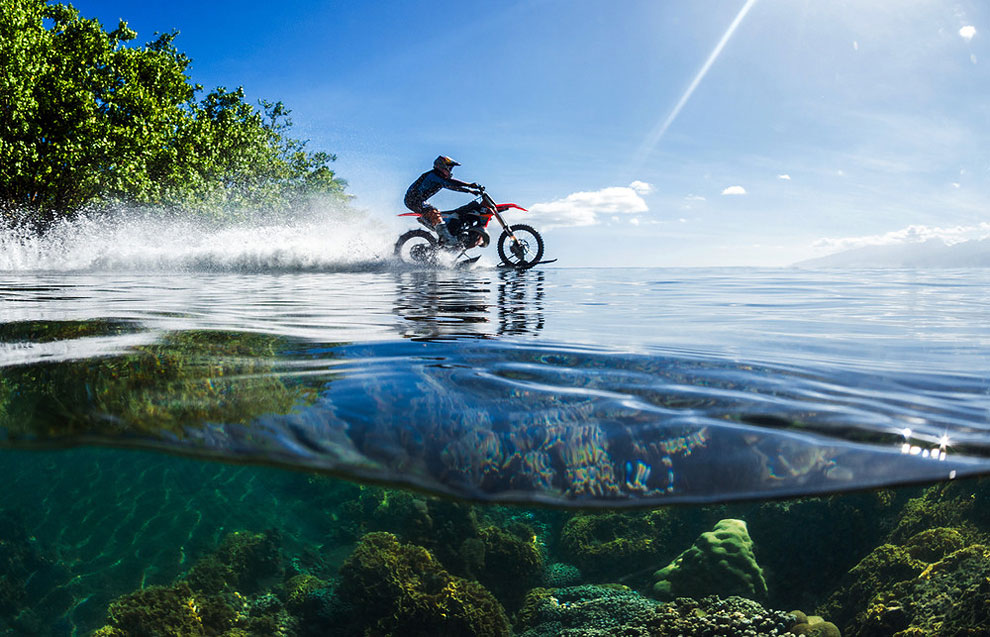Surfing On A Dirt Bike, Because Everything Else Is Too Easy » Design ...