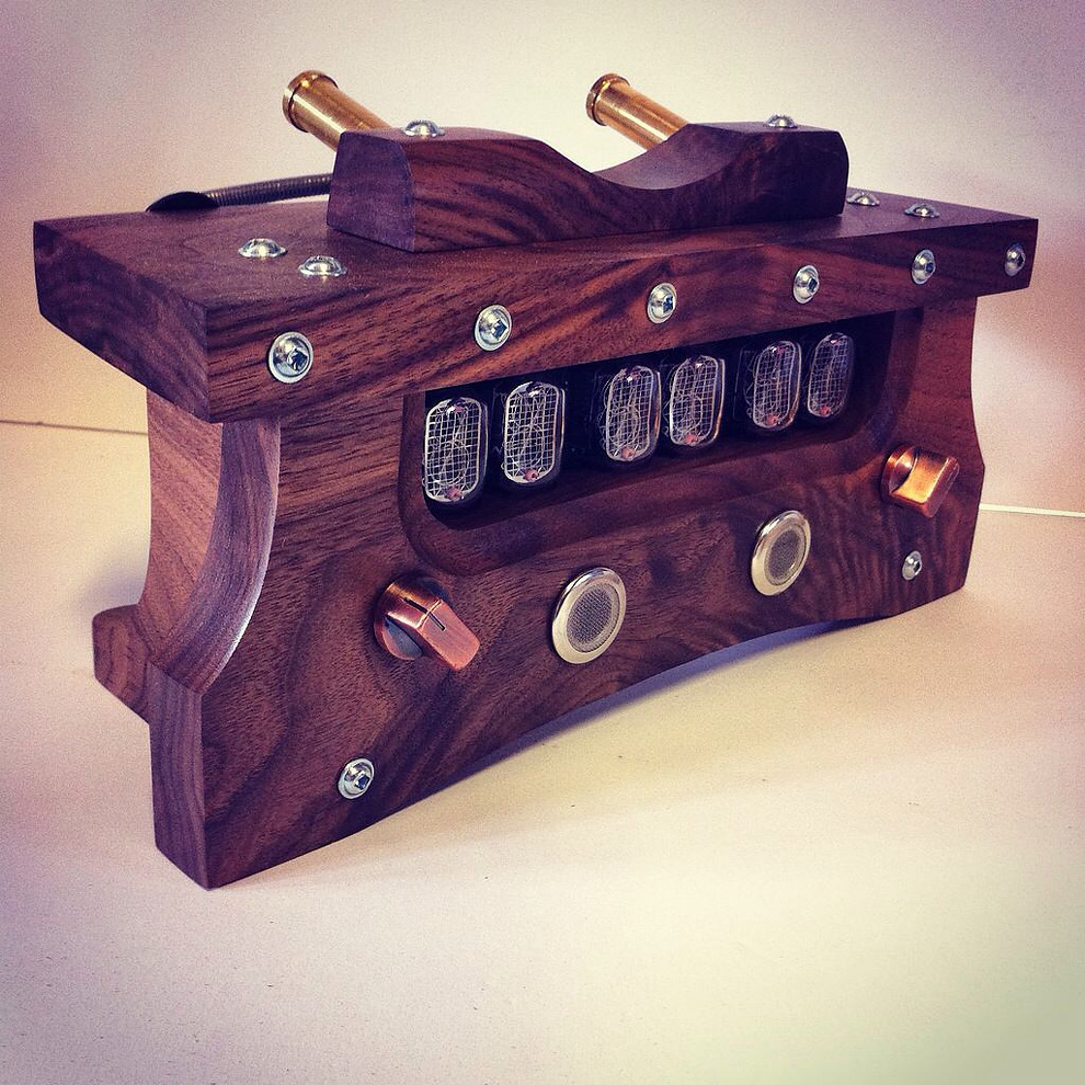 Fantastic Handmade Steampunk Nixie Tube Wall Clock » Design You Trust ...