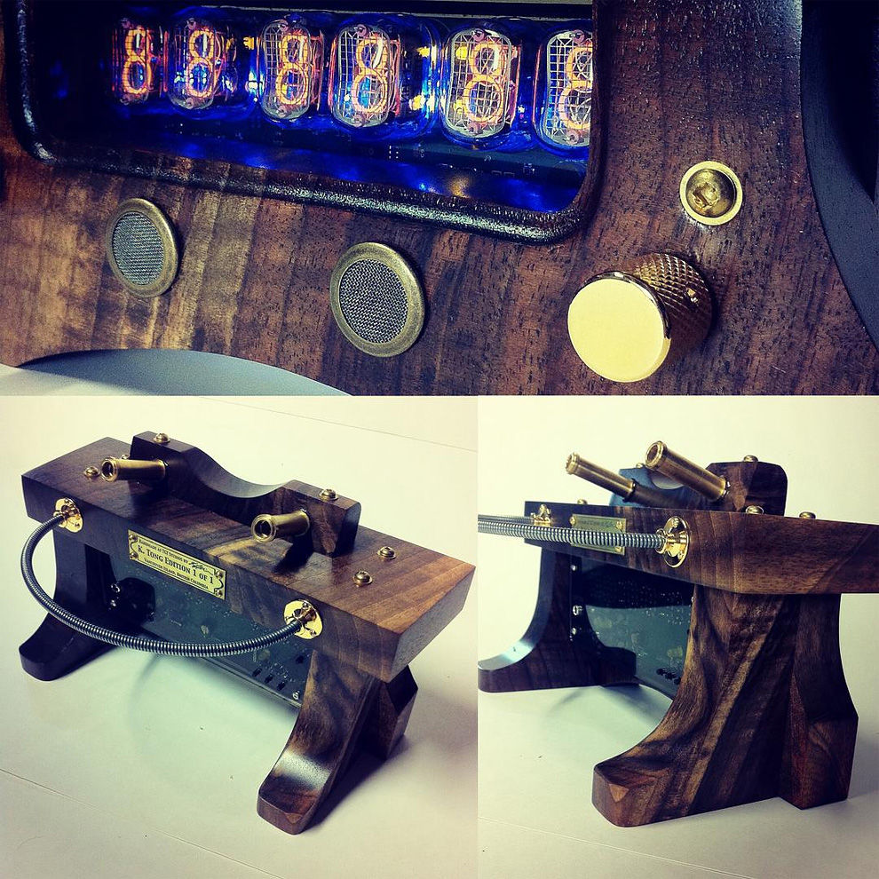 Fantastic Handmade Steampunk Nixie Tube Wall Clock » Design You Trust ...