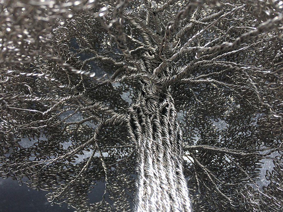 Clive Madison Uses Just Wire To Make Tree Sculptures » Design You Trust ...