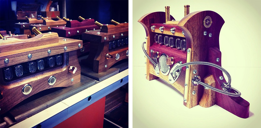 Fantastic Handmade Steampunk Nixie Tube Wall Clock » Design You Trust ...