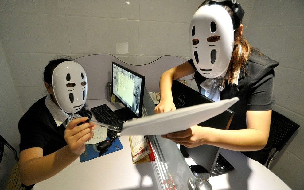 The “No-Face” Day: Workers In China Wear Masks To Hide Facial ...