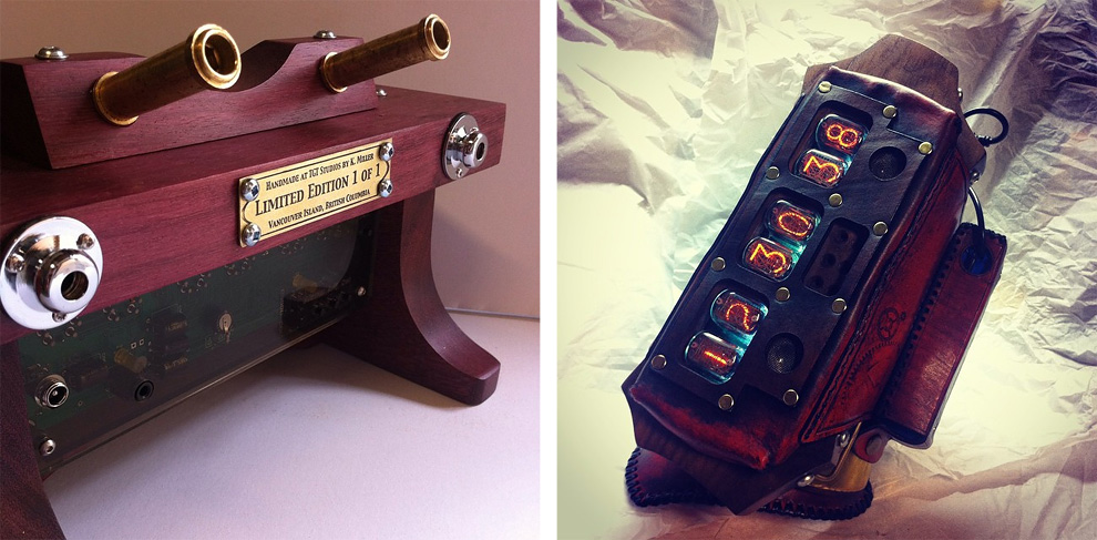 Fantastic Handmade Steampunk Nixie Tube Wall Clock » Design You Trust ...