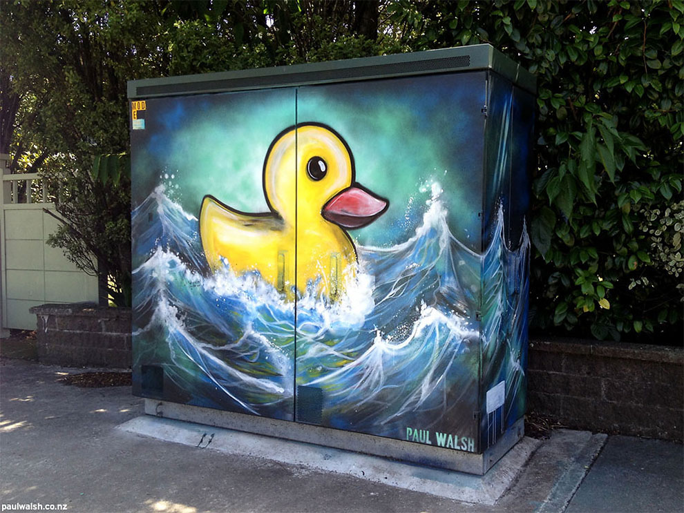 Meet the Painter Turning His City’s Drab Utility Boxes Into Internet ...