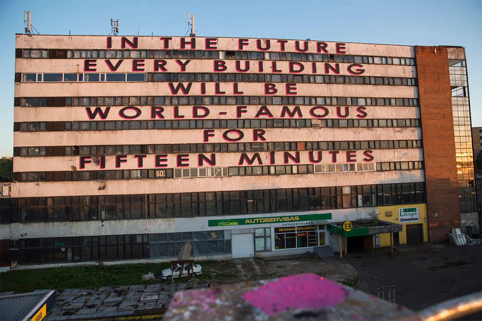 Street Artist Mobstr Unveils A Giant Mural In Vilnius, Lithuania ...