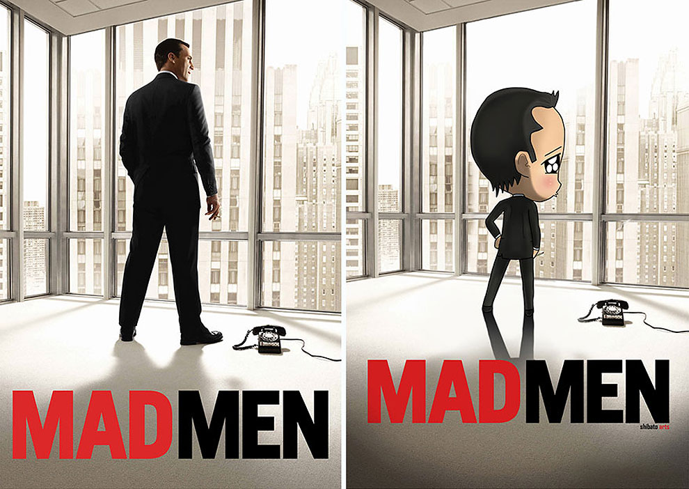 An Artist Recreates Popular TV Series Posters Into Fun Illustrations ...