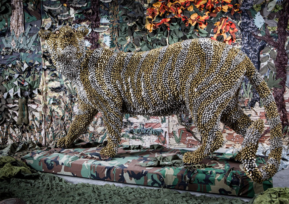 This Artist Creates a Unique Sculptures and Landscapes from Bullet ...