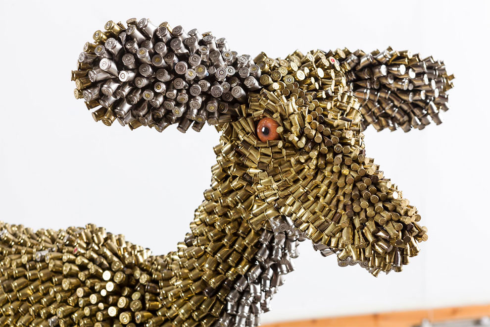 This Artist Creates a Unique Sculptures and Landscapes from Bullet ...
