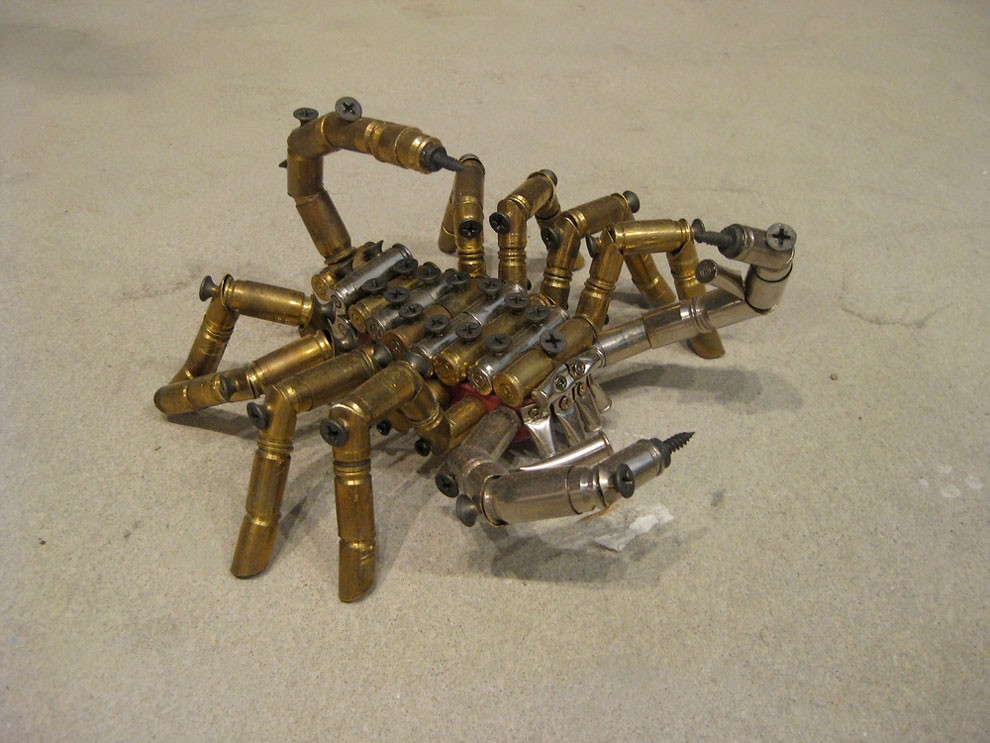 This Artist Creates a Unique Sculptures and Landscapes from Bullet ...