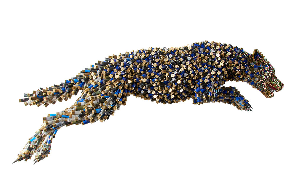 This Artist Creates a Unique Sculptures and Landscapes from Bullet ...