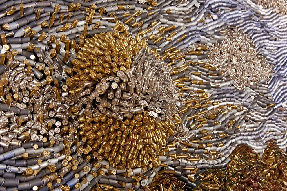 This Artist Creates a Unique Sculptures and Landscapes from Bullet ...